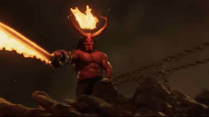 HELLBOY Raises Some Hell & Rides A Demonic Dragon In A Pair Of Very ...